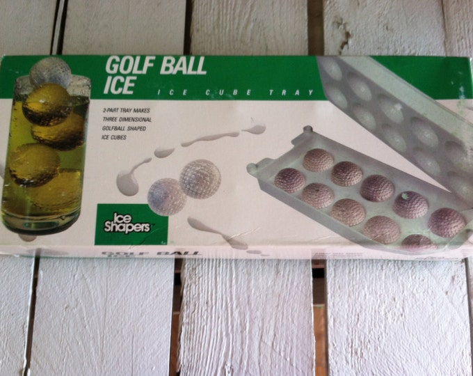 Vintage Golf Ball Ice Cube Tray / Vintage Golf / Vintage Guy / Golf ...