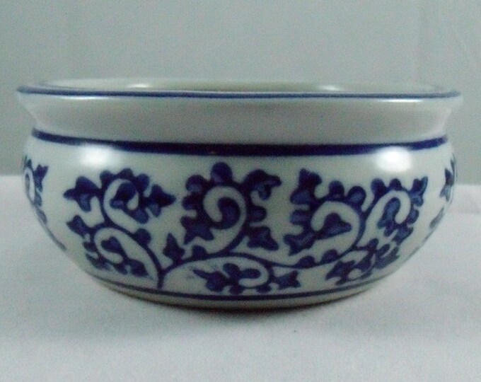 Vintage Chinese Blue&white Painted Bowl - Etsy