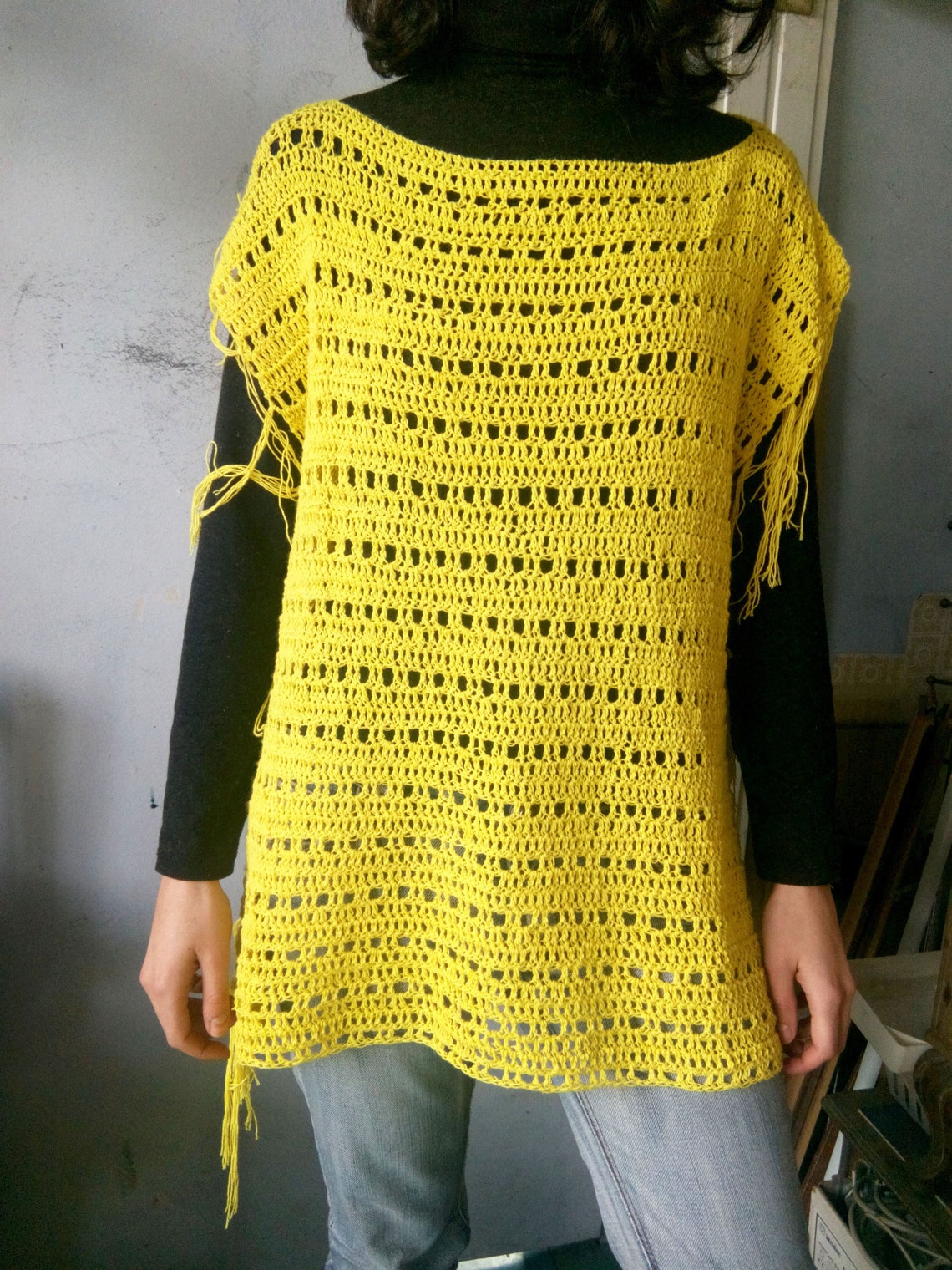 Crochet Easy Spring Poncho Crochet Pattern Crochet Poncho | Etsy