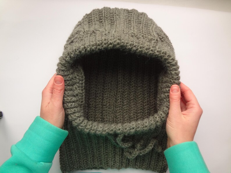 Easy Crochet Hood Balaclava Pattern: Beginner Winter Helmet (PDF ...