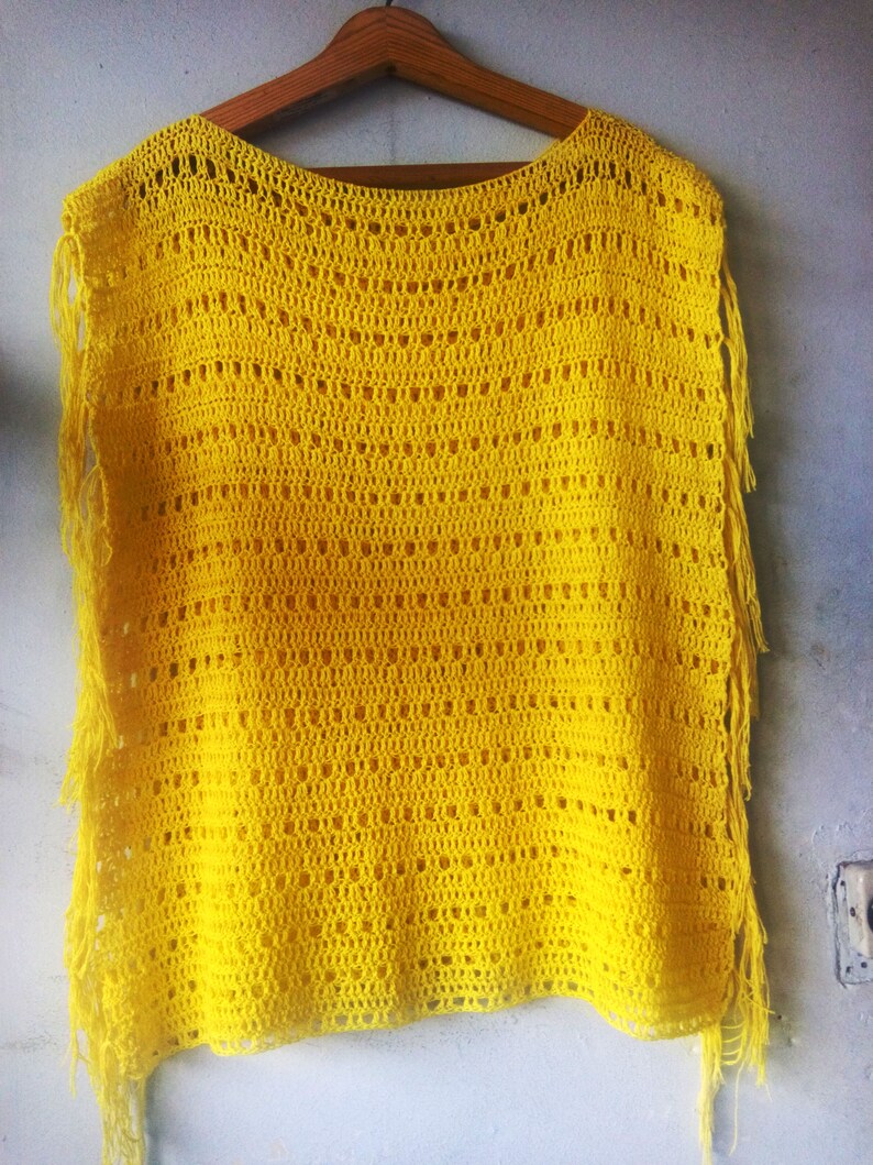 Crochet Easy Spring Poncho Crochet Pattern Crochet Poncho - Etsy