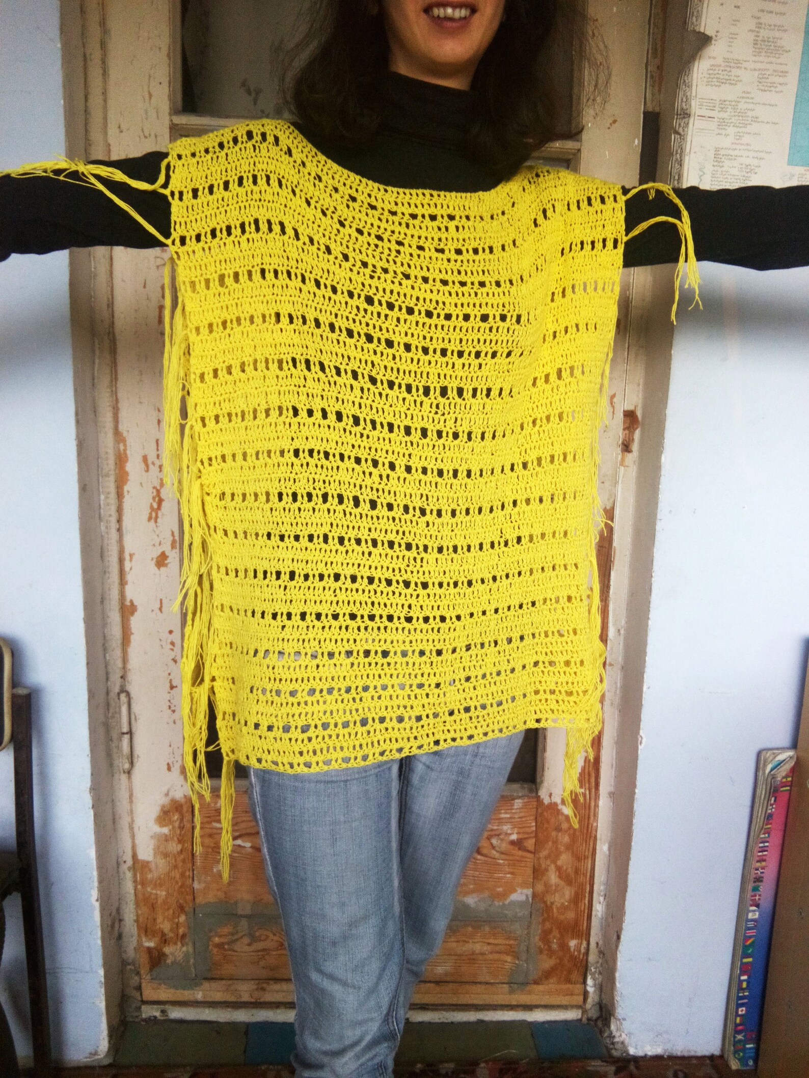 Crochet Easy Spring Poncho Crochet Pattern Crochet Poncho - Etsy