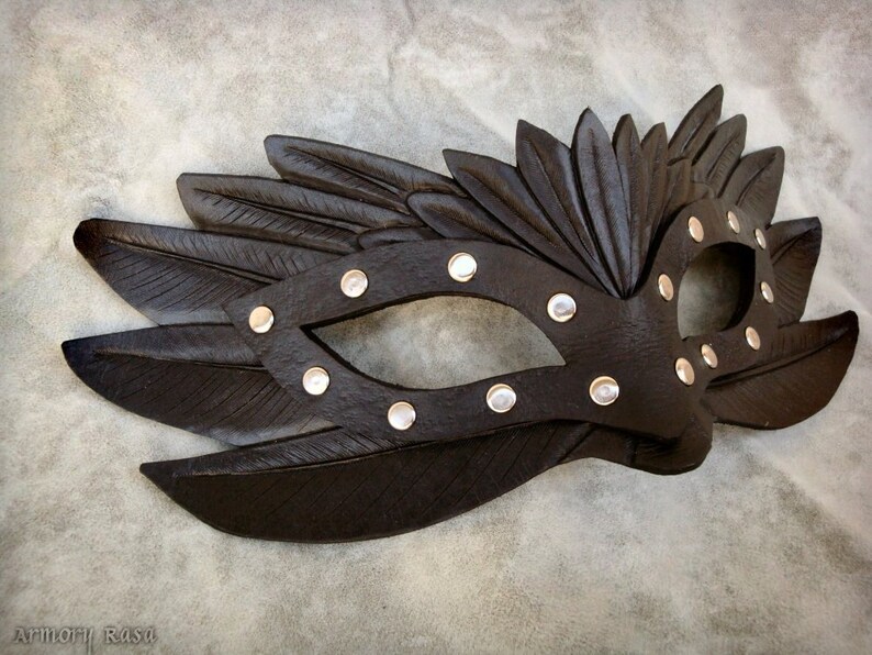 Raven Mask - Etsy