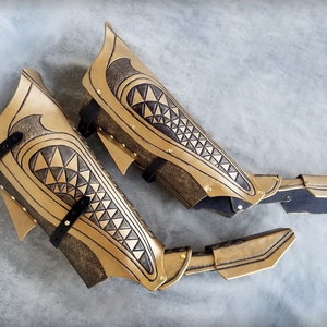 Aquaman Leg Guards DCU Cosplay - Etsy