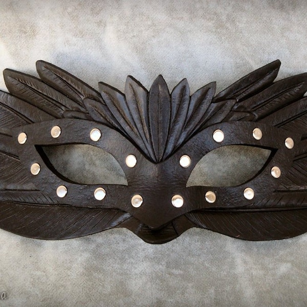 Raven Mask - Etsy