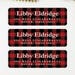 Address Labels / Buffalo Check, Christmas Card/ Buffalo Plaid Return ...