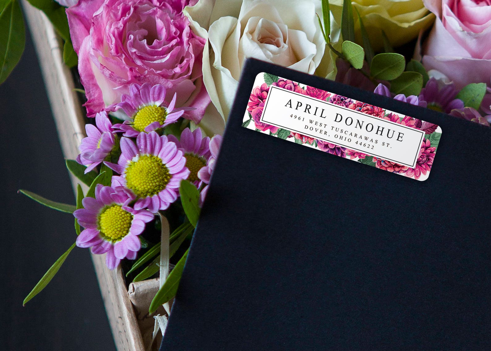 Address Labels / Floral Classy Personalized Return Address - Etsy