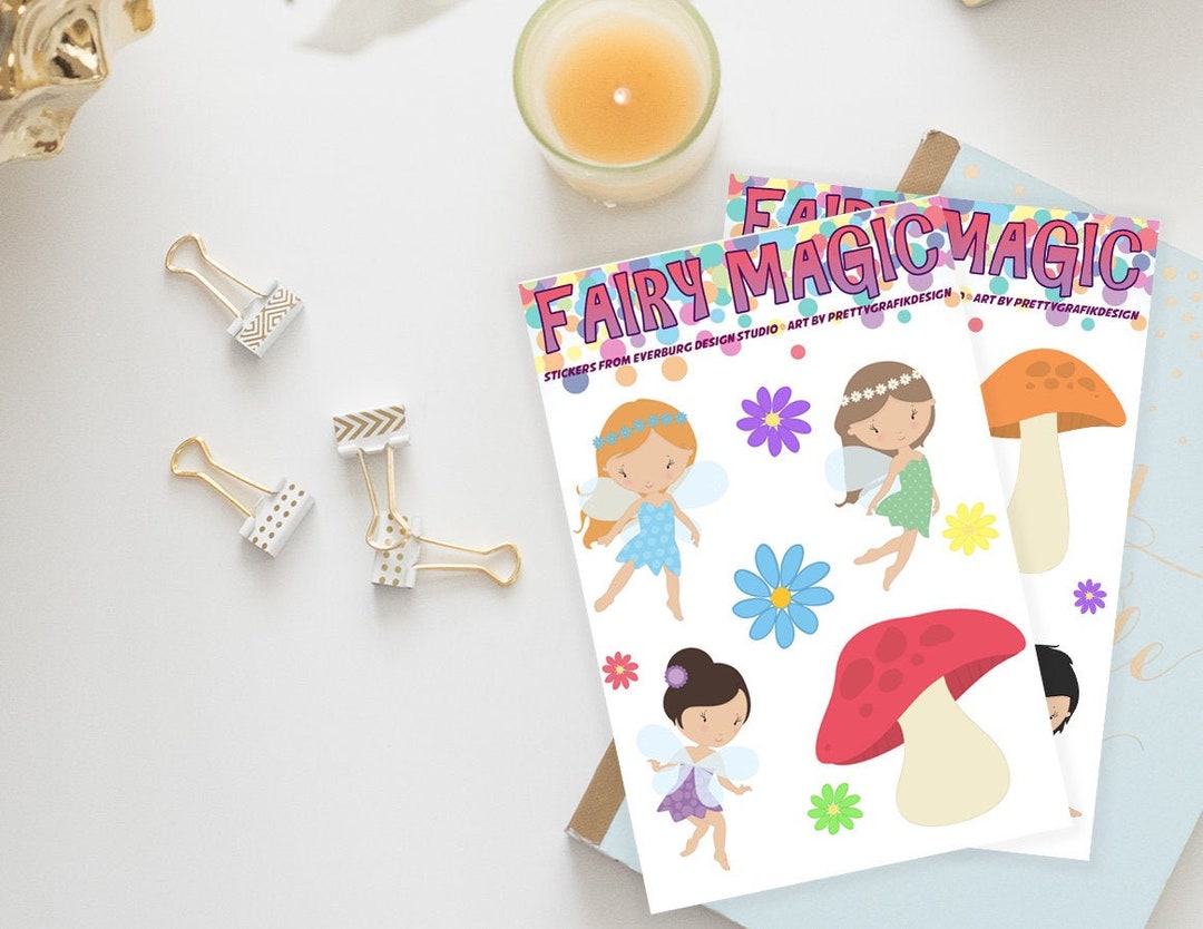 Stickers / Fairy Magic Stickers / Faerie, Fae, Magic Stickers / Cute ...