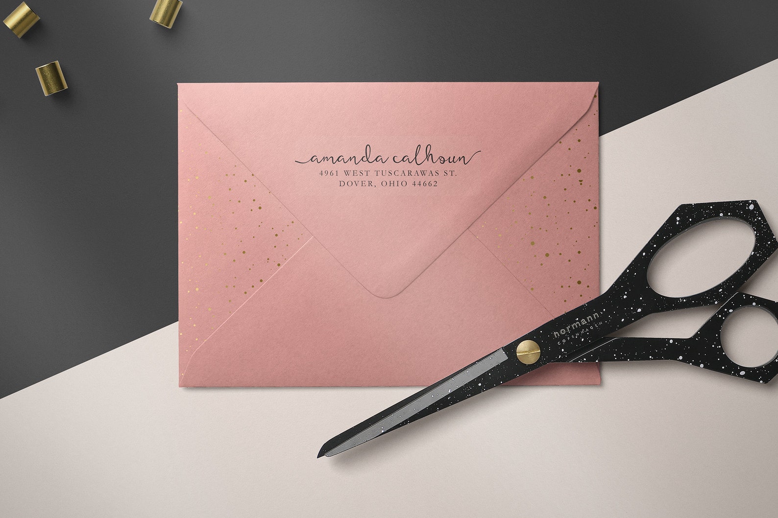 Address Labels / Clear Personalized Return Address Labels / | Etsy