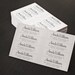 Address Labels / Clear Personalized Return Address Labels / - Etsy