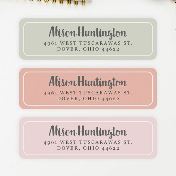 Address Label Design - Etsy