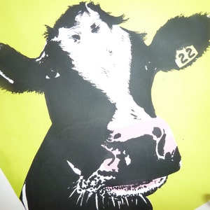 Original Silk Screen Print - Moo Cow - Available With Different ...