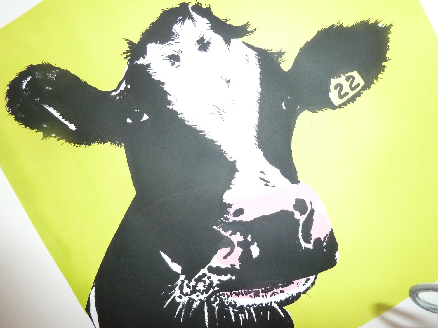 Original Silk Screen Print - Moo Cow - Available With Different ...