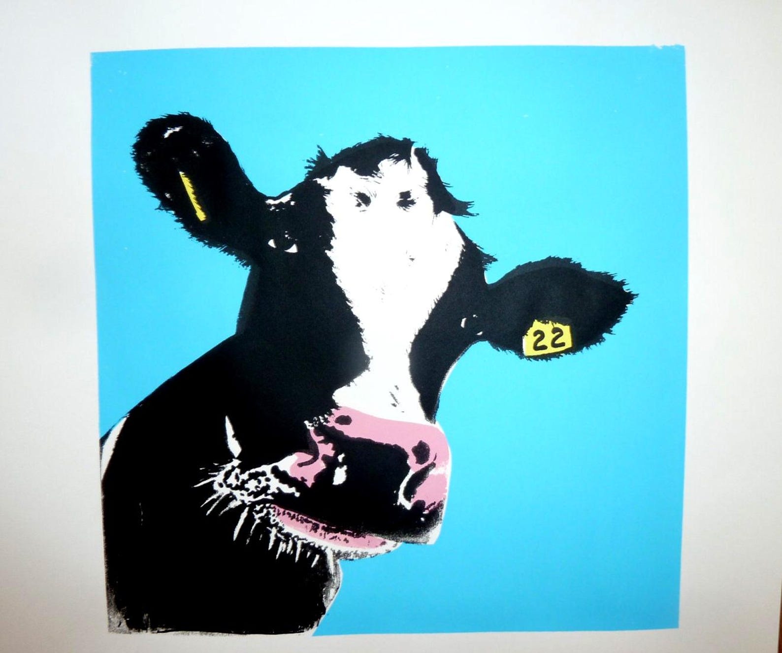 Original Silk Screen Print - Moo Cow - Available With Different ...