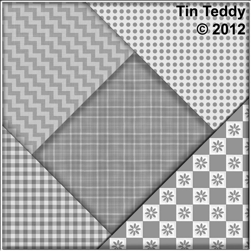 Digital Paper - Simply Grey Coordinated Printable Backgrounds for Your ...