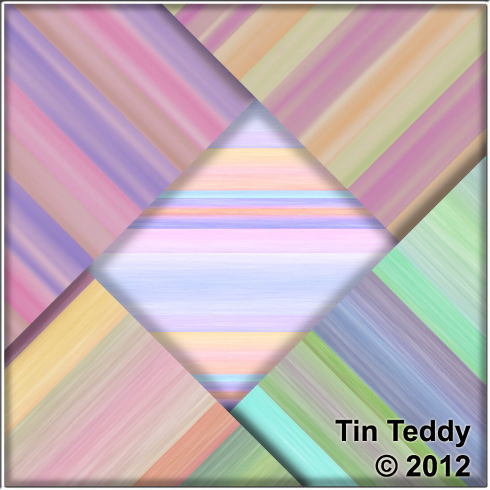 Pastel Stripes Digital Papers - 16 Soft Striped Printable Backgrounds ...