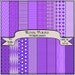 Digital Paper - Royal Purple Coordinated Printable Backgrounds for Your ...