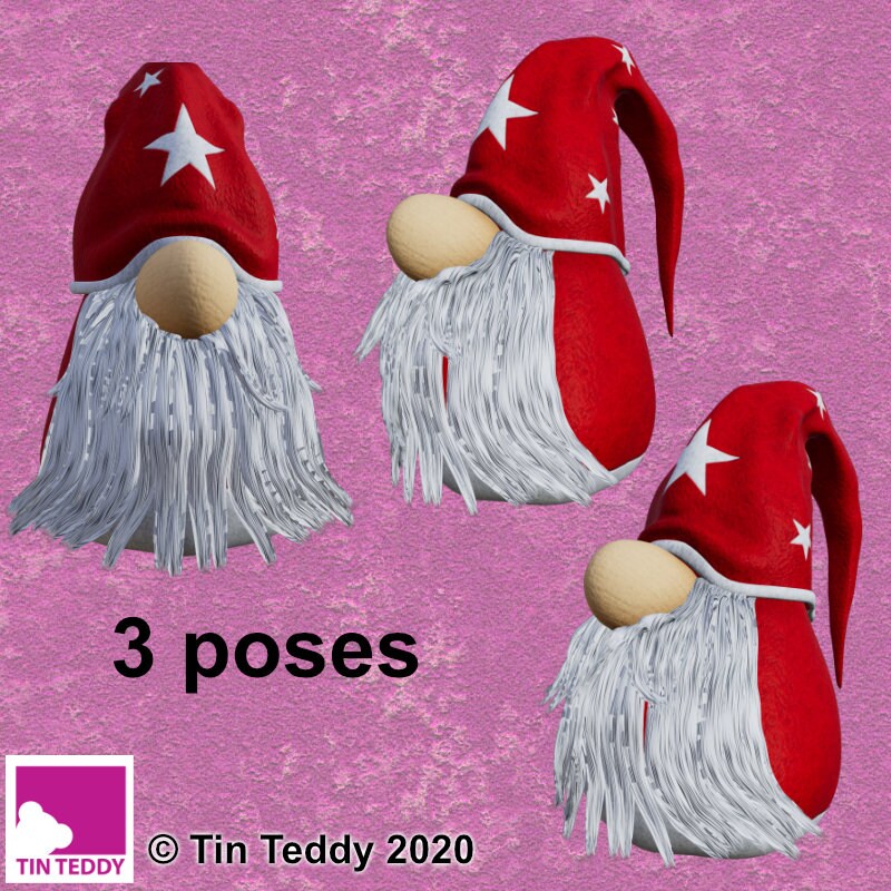 Christmas Gnomes Clip Art - Tomte Images - Instant Download for ...