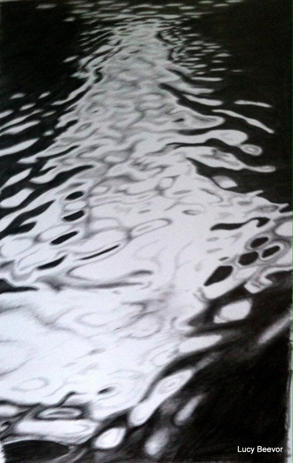 Water Pencil Drawing, Print of Original Artwork by Lucy Beevor - Etsy