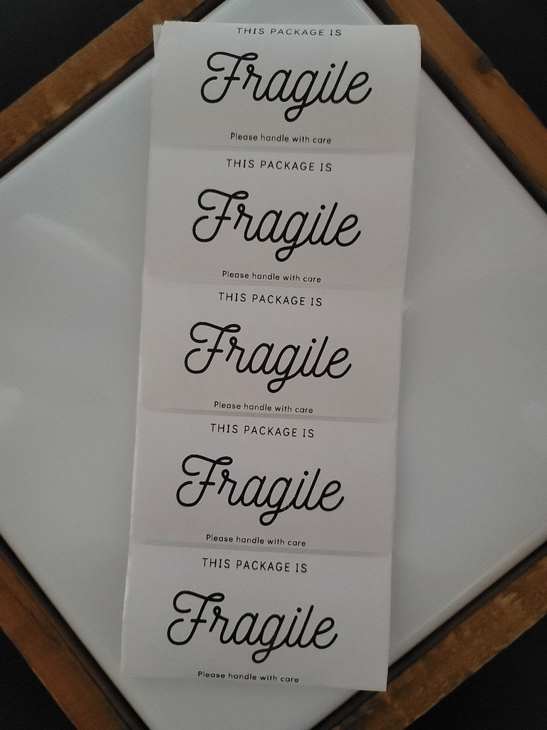 Fragile Packaging Labels for Small Business Use - Etsy