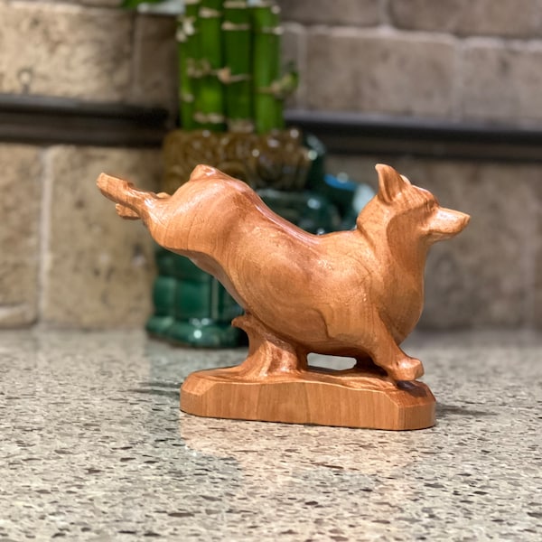 Corgi Statue - Etsy