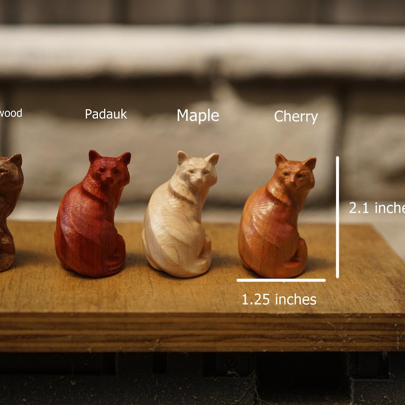 Miniature Cat Figurine - Etsy