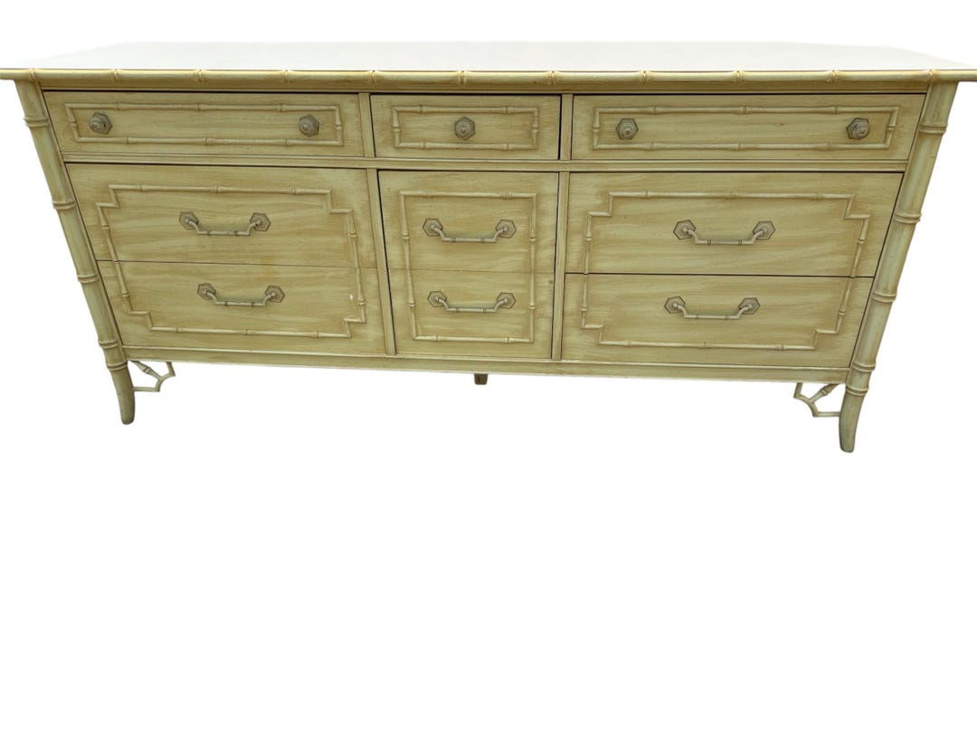 Thomasville Allegro Faux Bamboo Dresser - Etsy