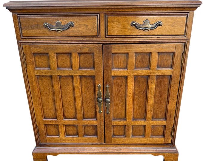 Solid Walnut Console Cabinet - Etsy