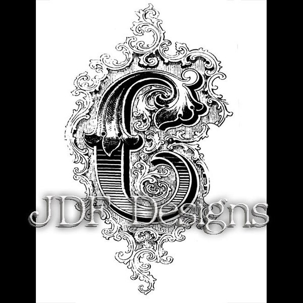 Monogram Letter C - Etsy