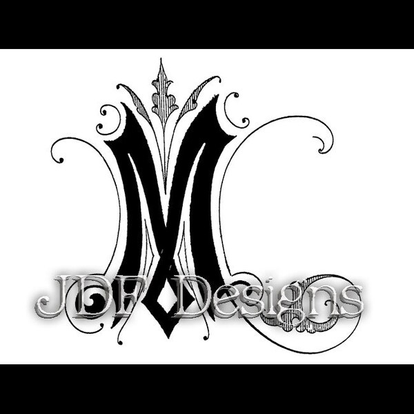 Illuminated Letter M - Etsy