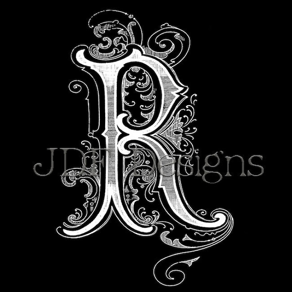 Antique Letter R - Etsy