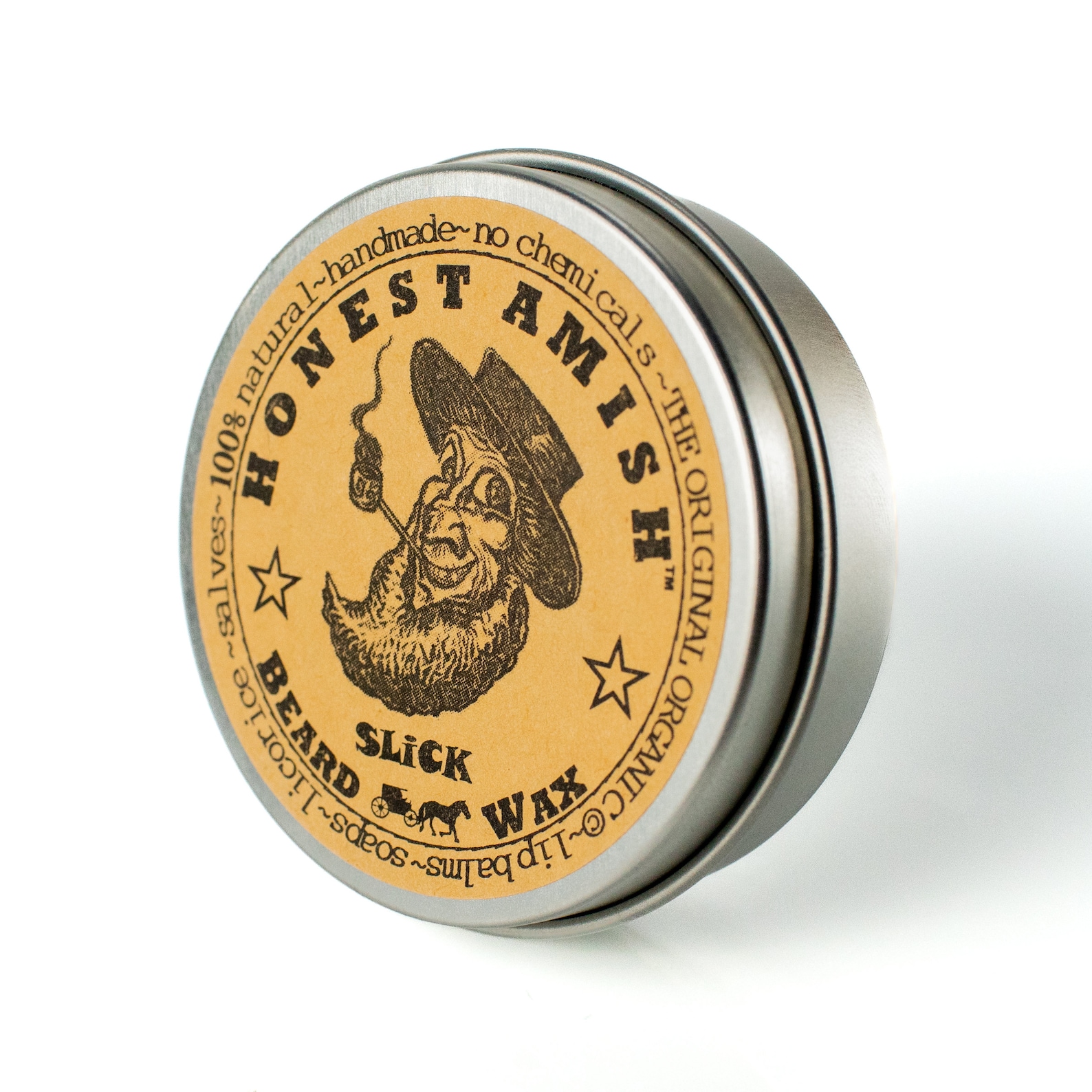 SLICK Beard Wax - 100 % Natural and Organic - Honest Amish - Etsy