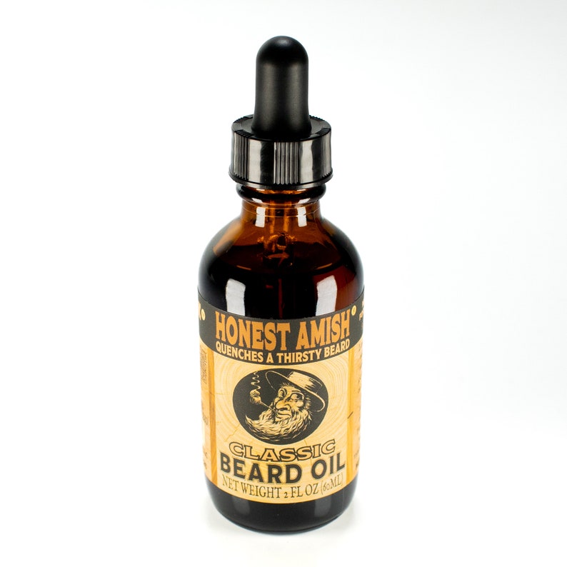 Honest Amish Classic Beard Oil 2 Oz - Etsy