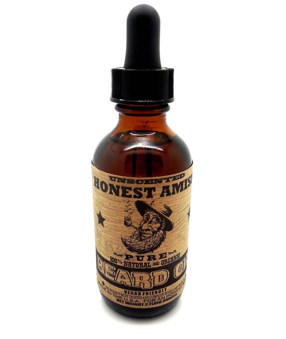 Honest Amish PURE Beard Oil 2 Ounce Fragrance Free | Etsy