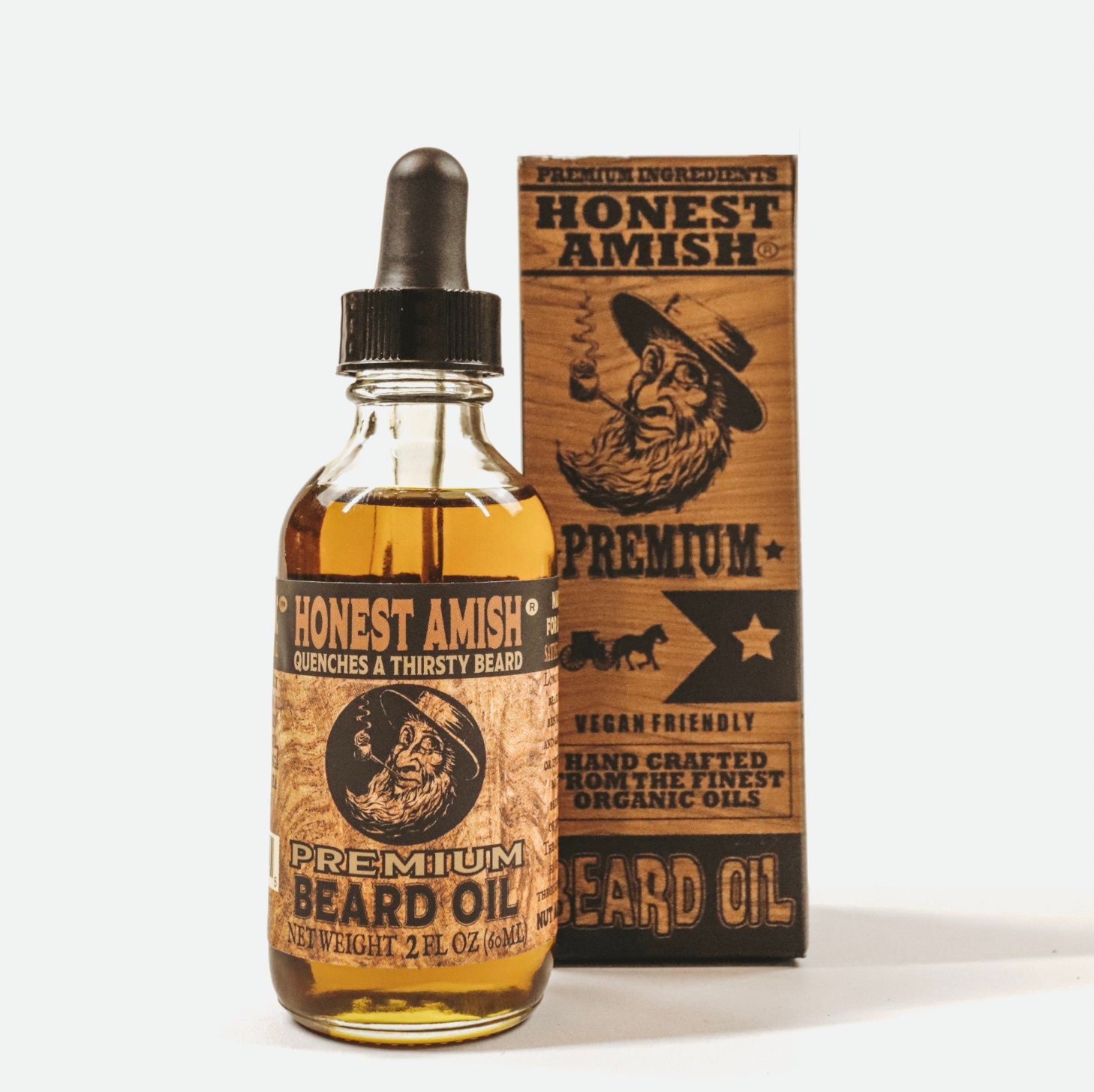 Honest Amish Premium Beard Oil 2 Oz - Etsy