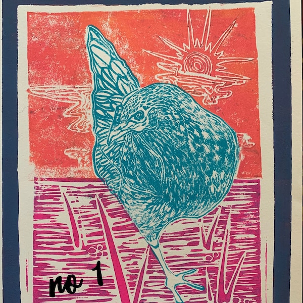 Lino Print - Etsy