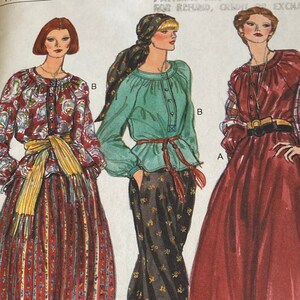 Vintage 1970's Vogue 9679 Sewing Pattern Size 10 Bust 32.5 or Size 12 ...