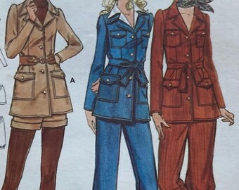 Vintage 1970s Butterick 6932 Mary Quant Dress Sewing Pattern Size 12 ...