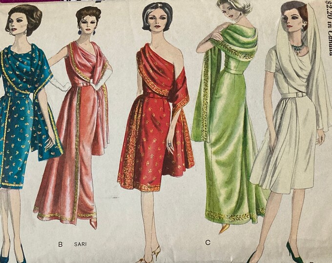 RARE Vintage 1960's Vogue 5624 Sewing Pattern Size 14 Bust 34 - Etsy