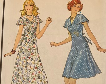 RARE Vintage 1970's Vogue 8636 Sewing Pattern Size 12 Bust 34 FF - Etsy