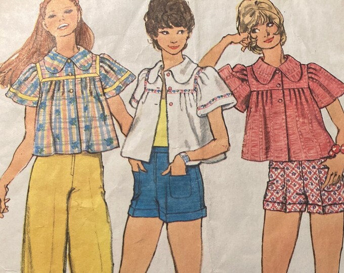 Vintage 1970s Simplicity 9483 Sewing Pattern Waist 25.5 - Etsy
