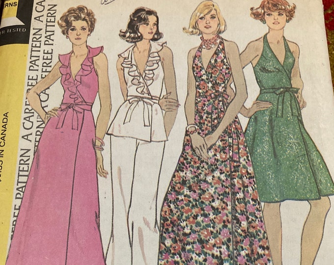 Vintage 1970's Mccall's 4327 Sewing Pattern Size 10 Bust 32.5 FF - Etsy