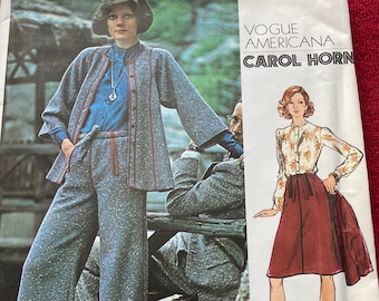 Vintage 1970's Vogue 9686 Evening Dress Sewing Pattern Size 10 Bust 32. ...