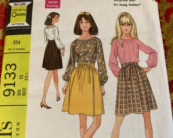 Vintage 1960's Mccall's 9785 Dress Sewing Pattern Size 10 Bust 32.5 - Etsy