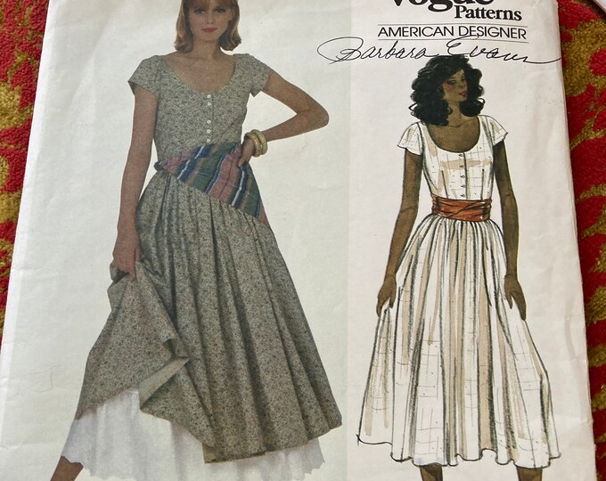 Vintage 1980's Vogue 2947 American Designer Ralph Lauren Sewing Pattern ...