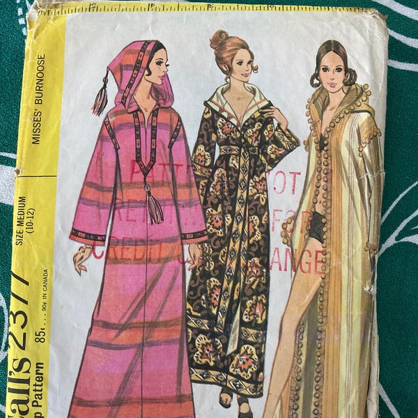 Burnoose Pattern - Etsy