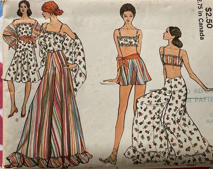 RARE Vintage 1970's Vogue 8073 Sewing Pattern Size 8 Bust 31.5 FF - Etsy