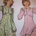 Vintage 1970's Butterick 6754 Disco Dress Sewing Pattern Size 12 Bust ...