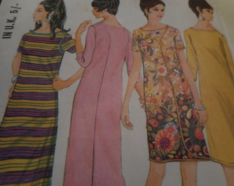 Vintage 1960's Mccall's 9785 Dress Sewing Pattern Size 10 Bust 32.5 - Etsy