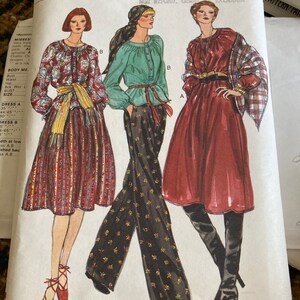 Vintage 1970's Vogue 9679 Sewing Pattern Size 10 Bust 32.5 or Size 12 ...